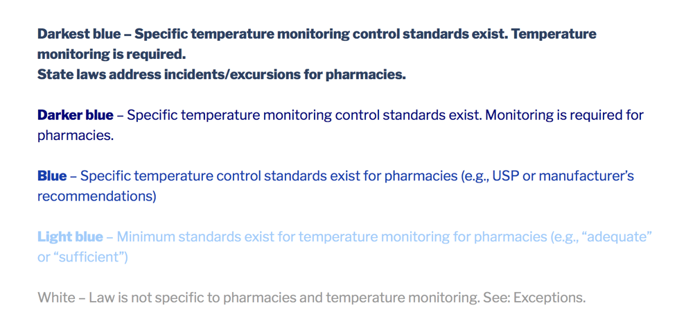 Interactive Pharmacy Temperature Compliance Map